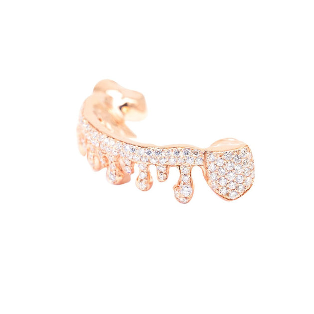 Custom 8 Piece Fully Iced Diamond Drip Grillz – VVS Grillz